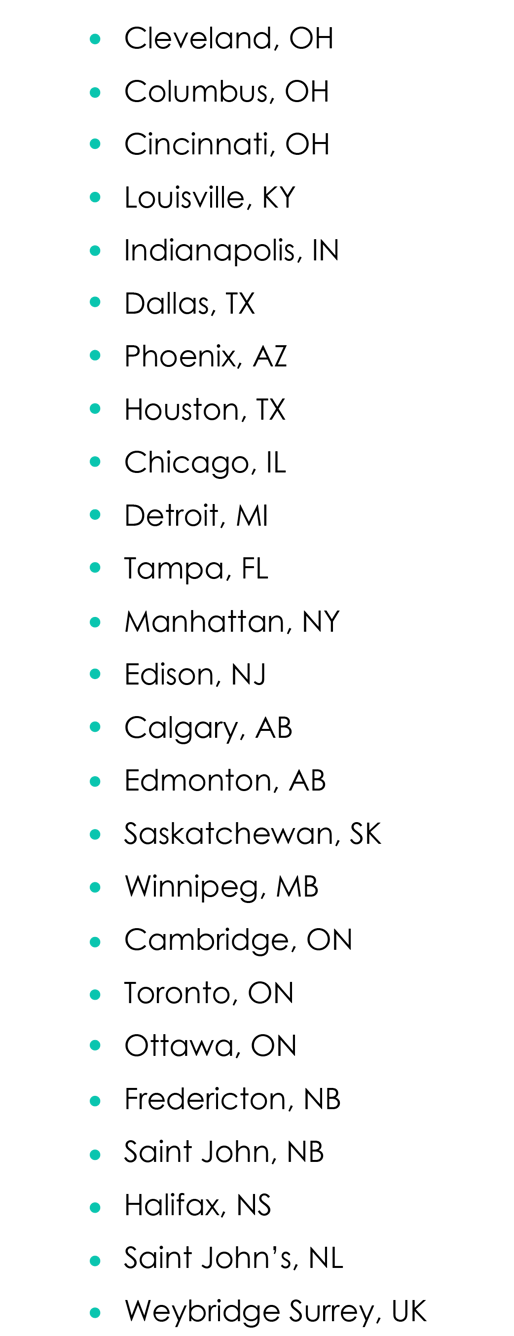 CBTS and OnX Locations